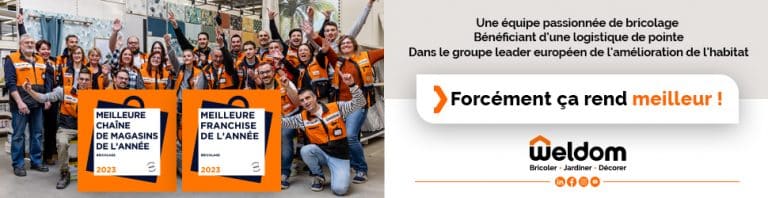 Weldom : Meilleure chaîne de magasins et meilleure franchise